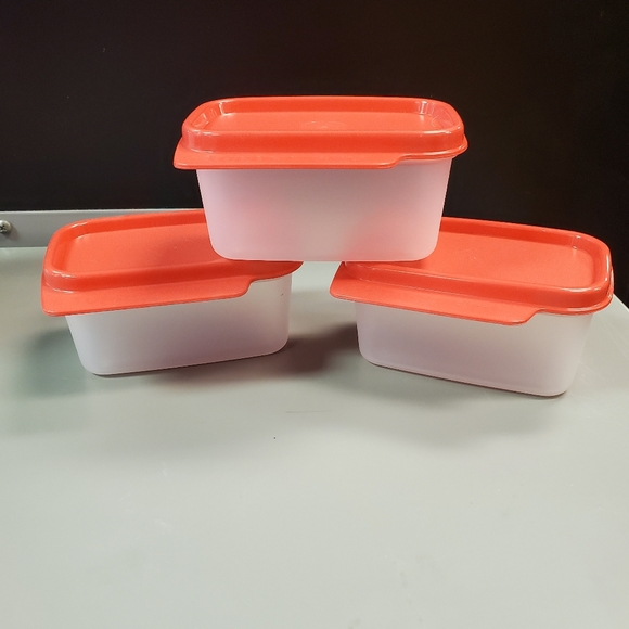Tupperware | Kitchen | New Set Of 3 Small Tupperware Containers | Poshmark